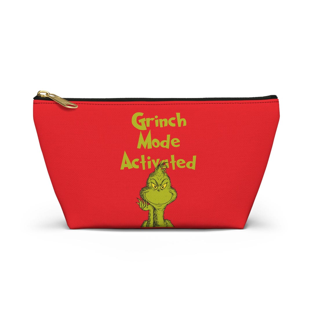 Grinch Mode Activated Accessory Pouch W T-bottom - Etsy