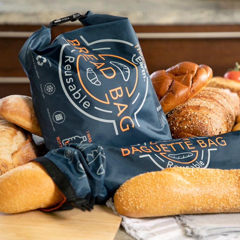 Reusable Bread and Baguette Bag, 2 Pack - Keep Your Loaves Fresh and ...