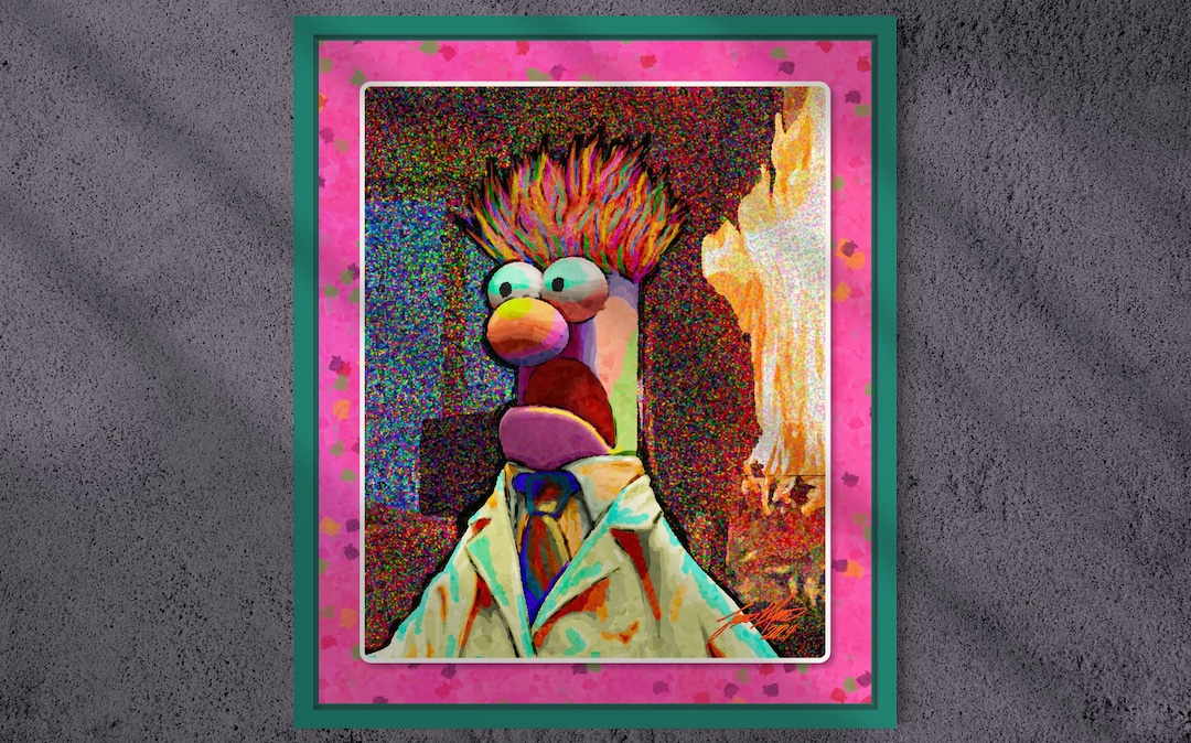 Beaker’s Lab Fire (beaker From the Muppets During a Fire in the Lab) - Etsy