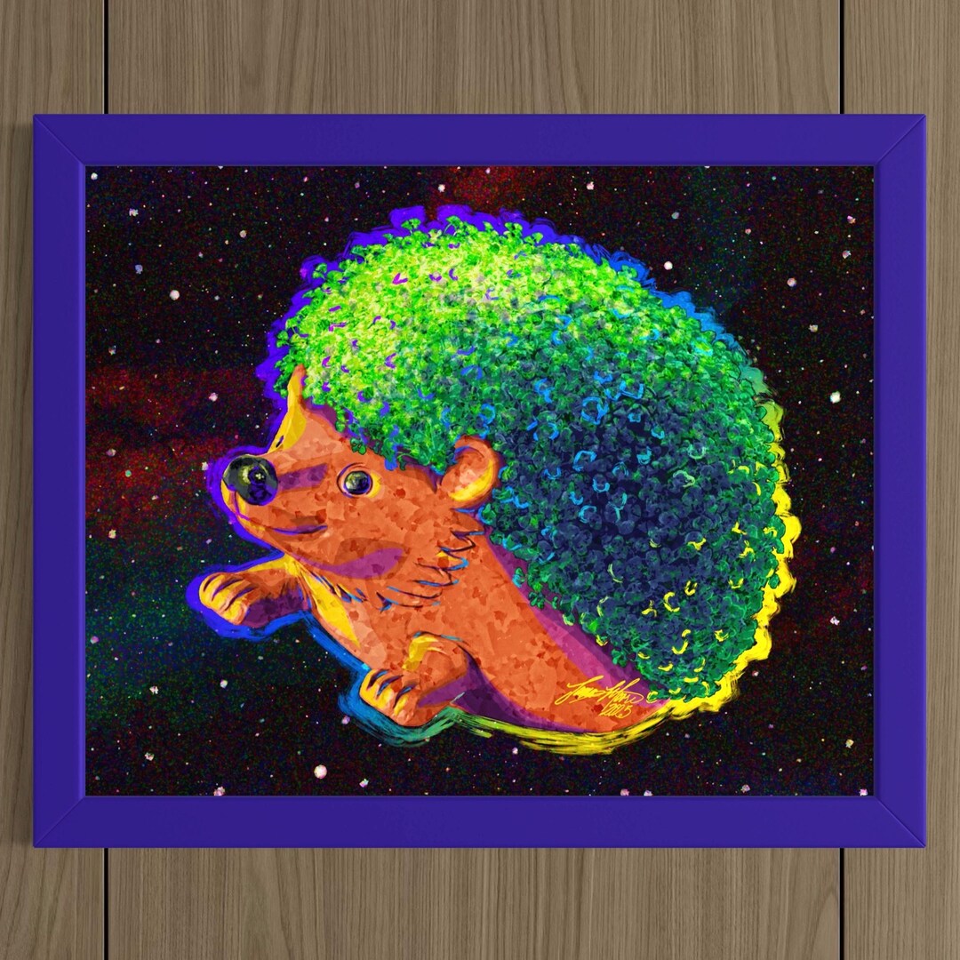 Ch-ch-ch-chia (digital Drawing) Hedgehog Chia Pet - Etsy