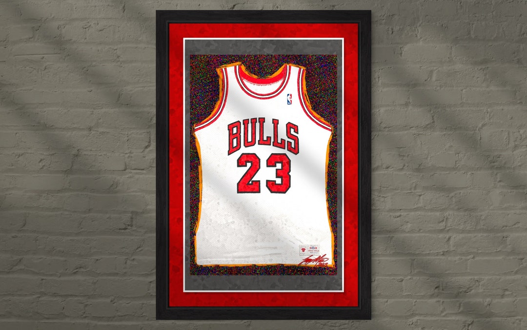 MJ23 Bulls White Jersey (chicago) - Etsy