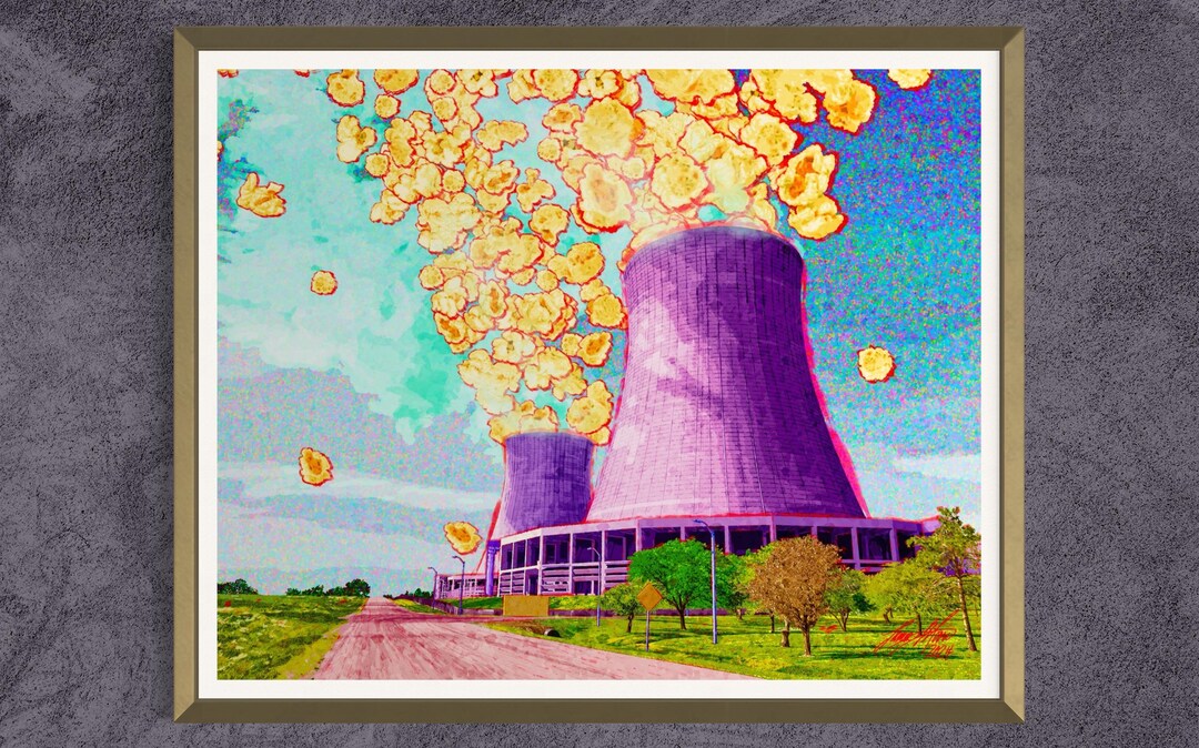 Nuclear Popcorn Plant (digital Art) - Etsy