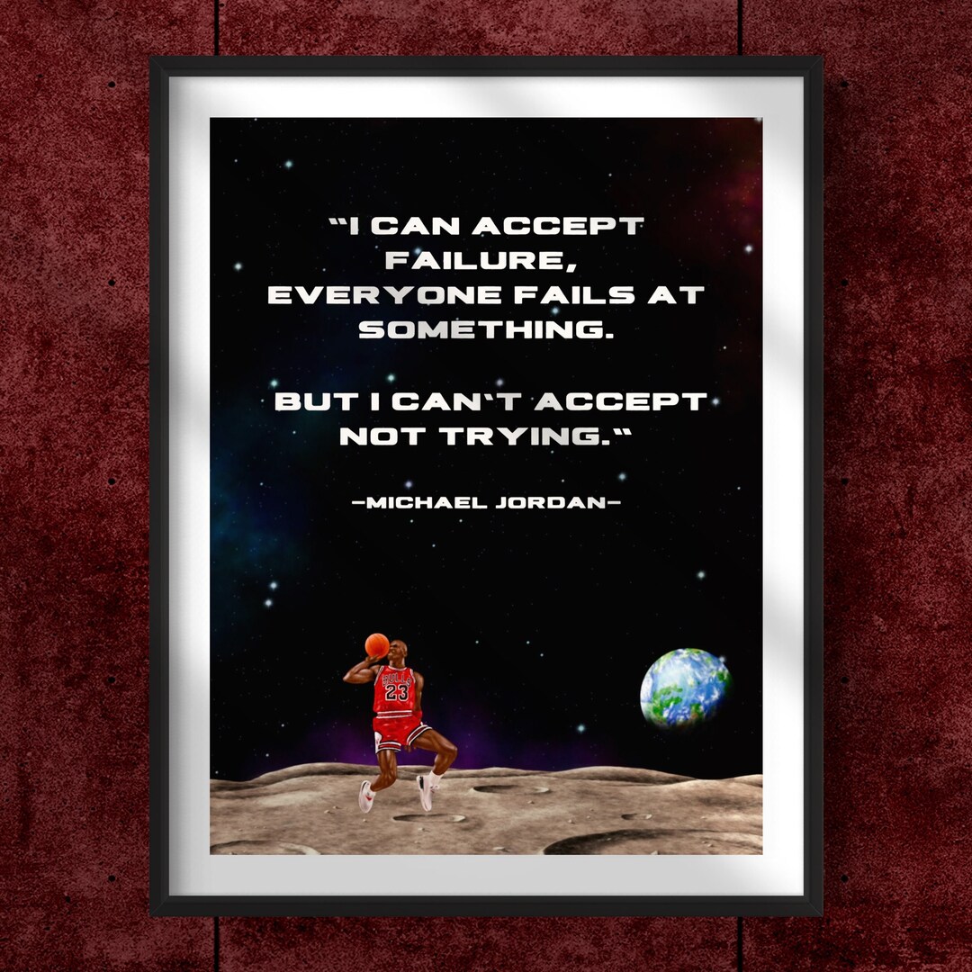 Michael Jordan- Failure - Etsy