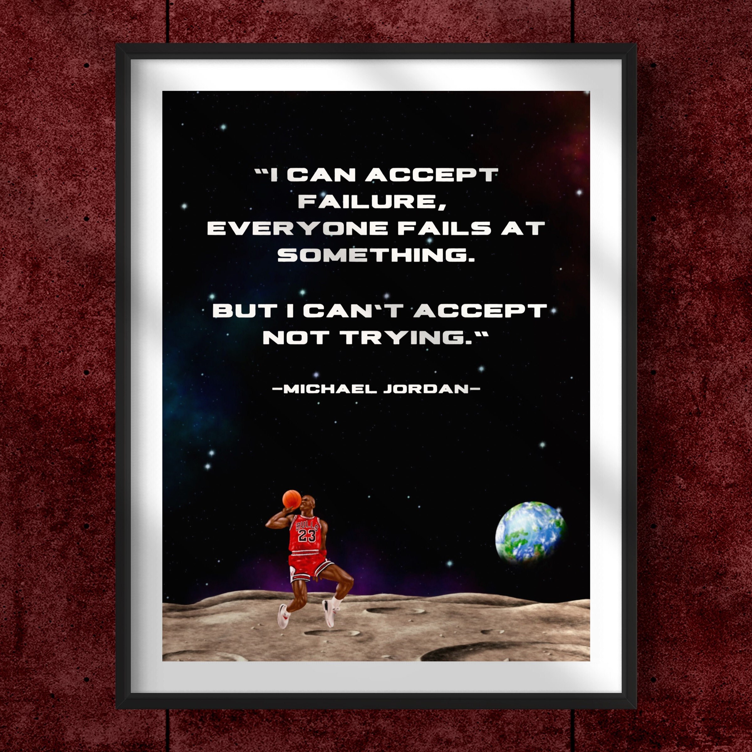 Michael Jordan- Failure - Etsy