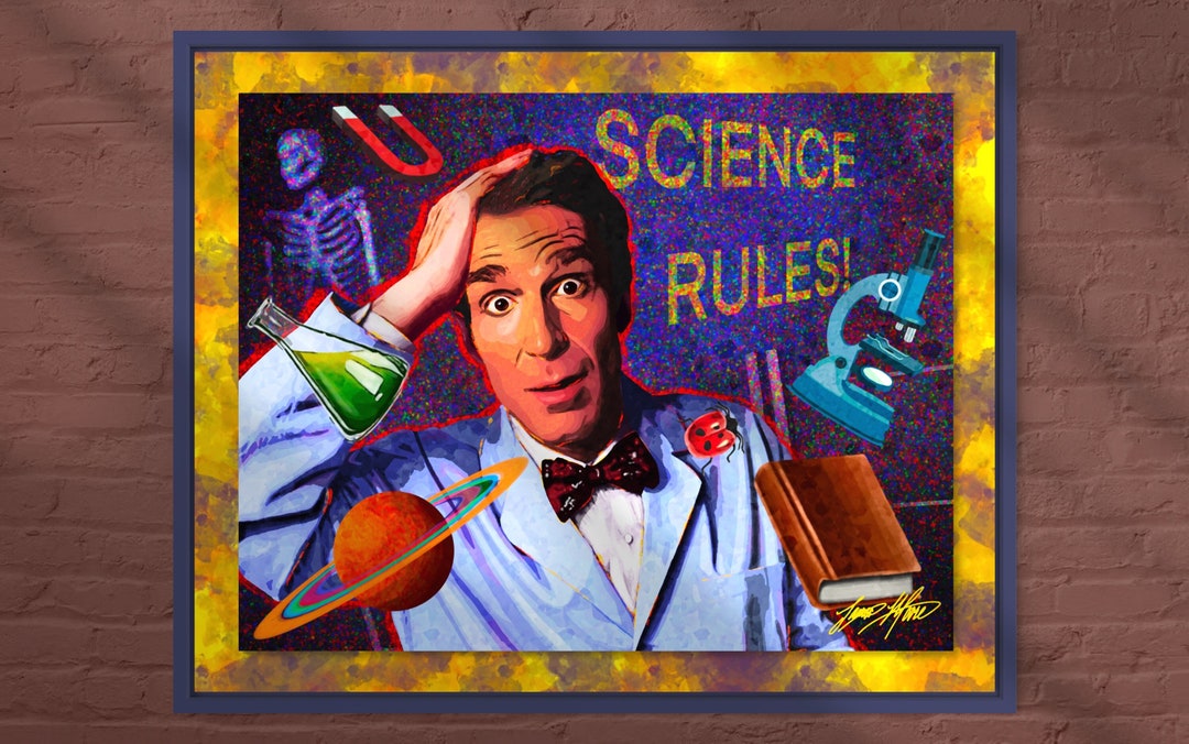 Science Rules (bill Nye the Science Guy, Bill Bill Bill!) - Etsy