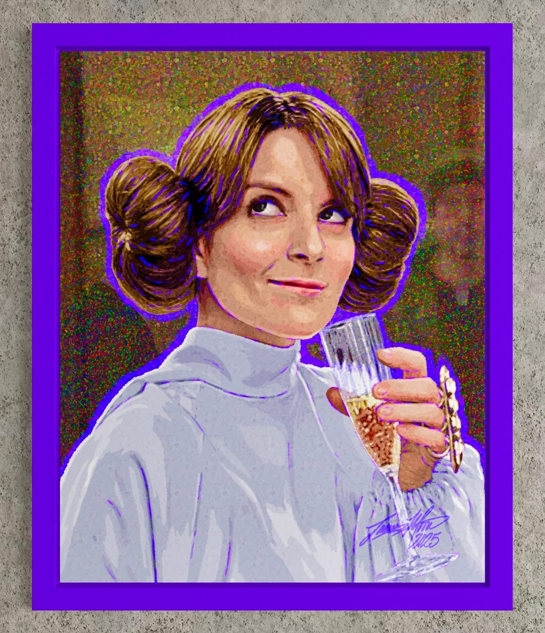 Princess Liz (liz Lemon From 30 Rock as Leia) - Etsy