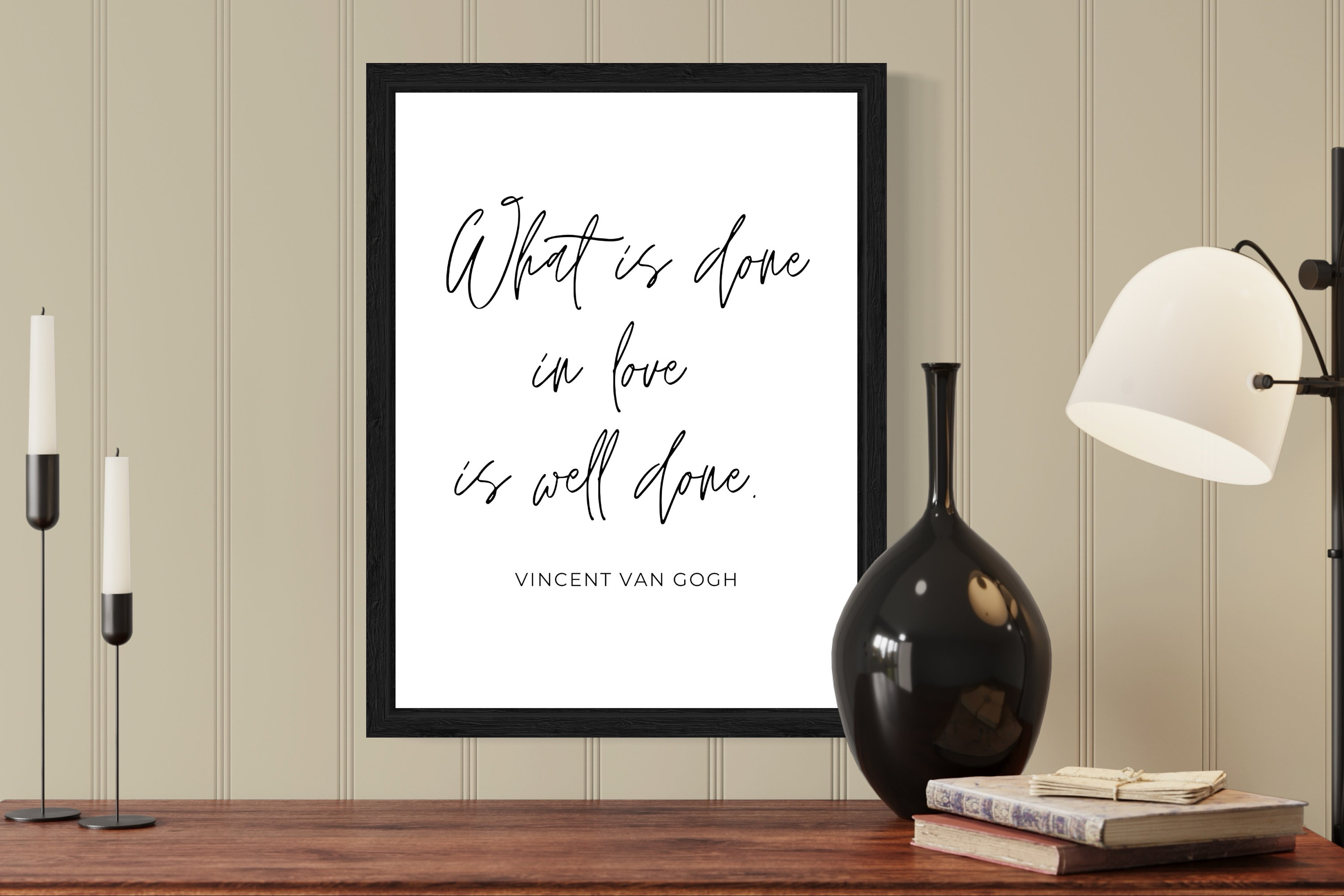 What is Done in Love is Well Done - Etsy