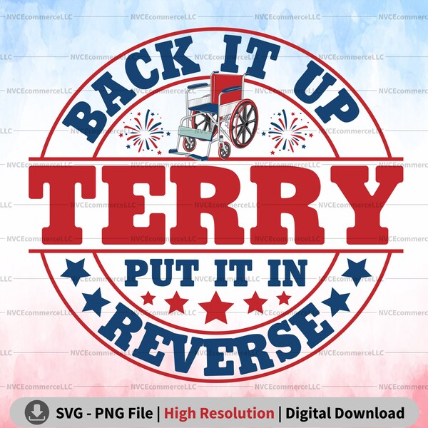 Back up Terry Svg - Etsy
