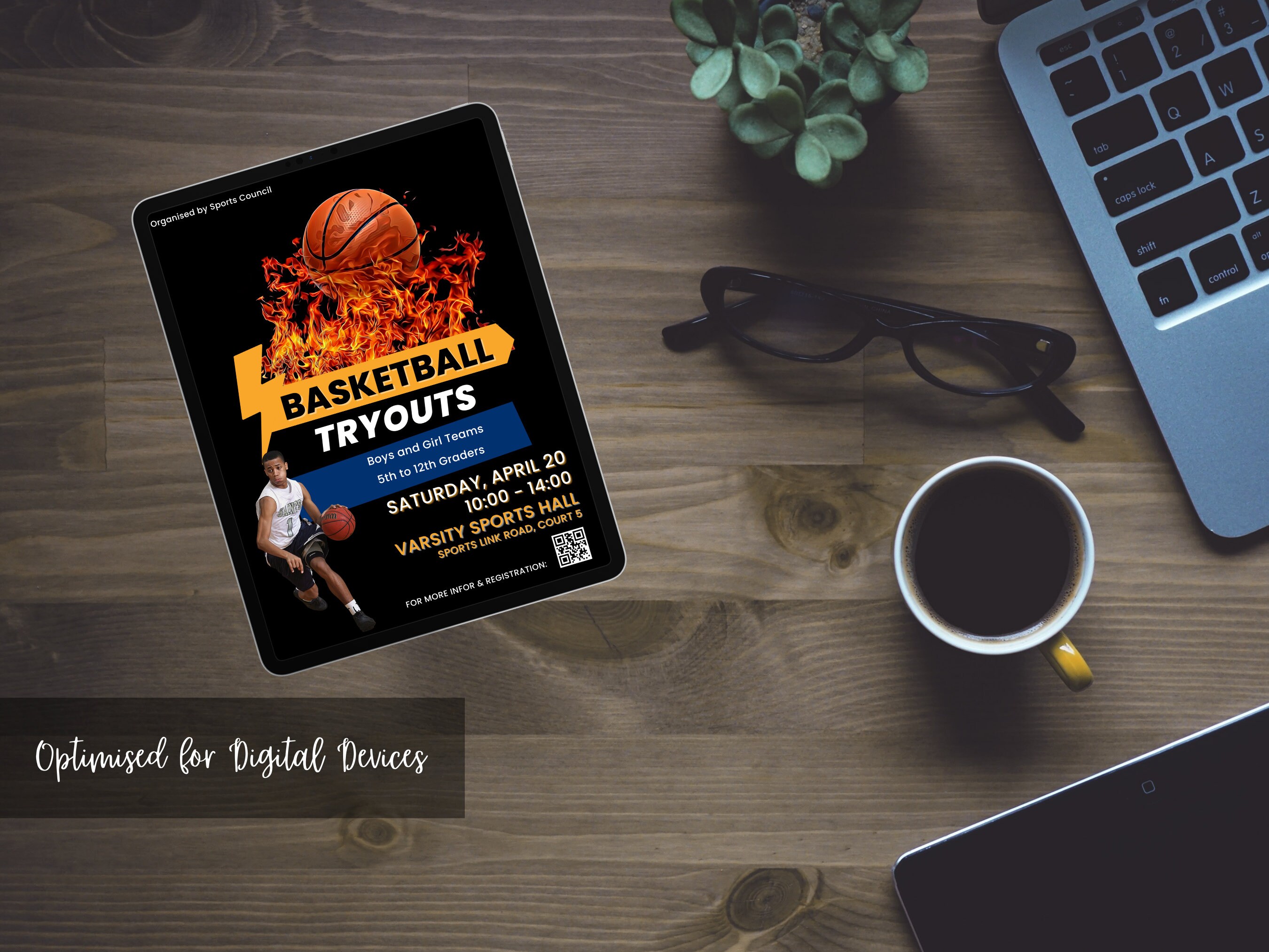 DIY Basketball Tryout Flyer Children Basketball Tryouts Basketball ...