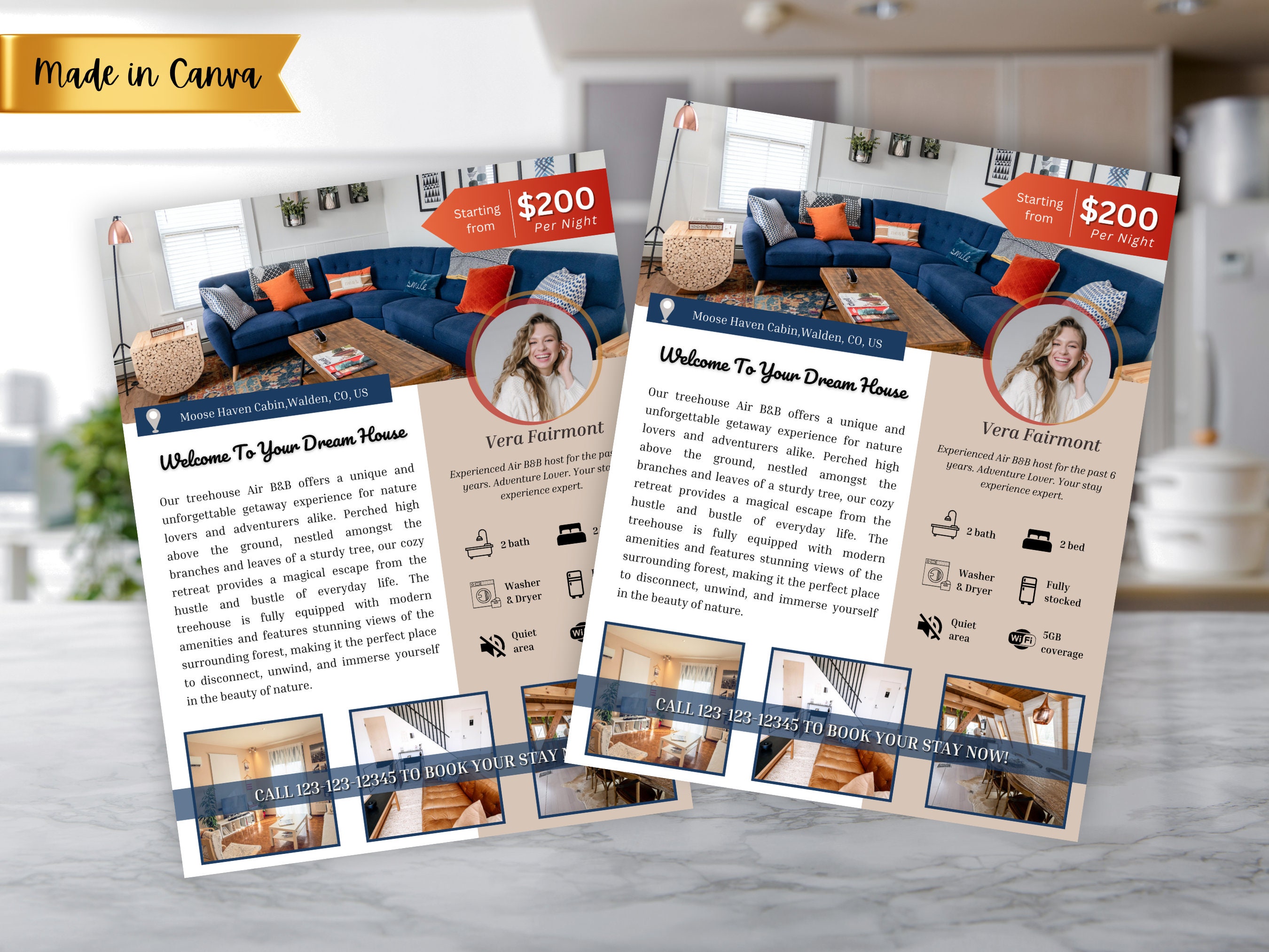 Air Bnb Flyer Editable Air B&B Flyer Customizable Air Bnb Flyer CANVA Airbnb Flyer Air Bnb ...