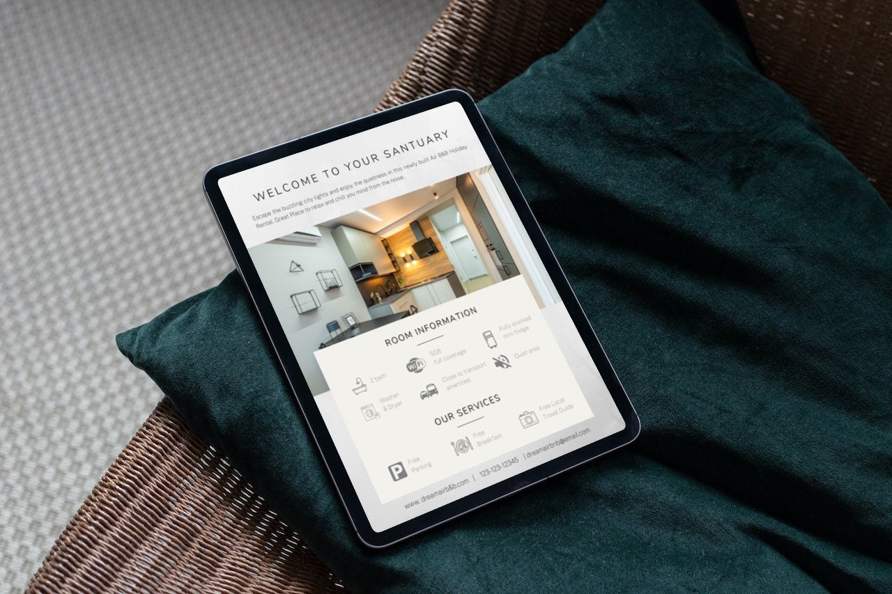 Air Bnb Flyer Editable Air Bnb Flyer Customizable Air Bnb Flyer CANVA ...