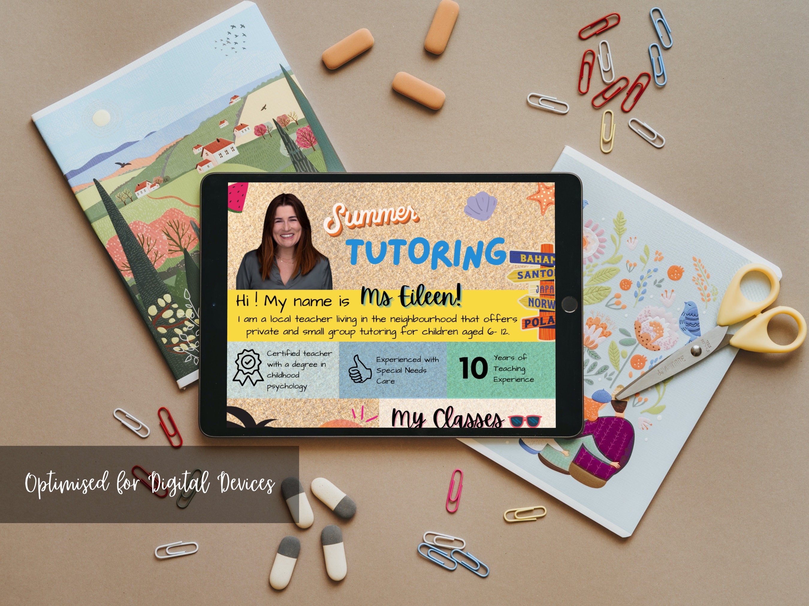 Tutoring Flyer | Editable Tutoring Flyer | Customizable Tutoring Flyer ...