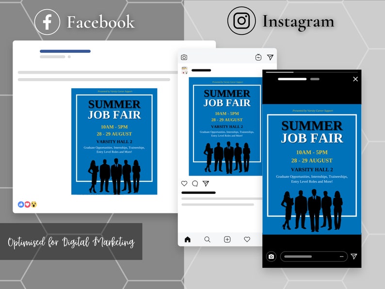 We Are Hiring Flyer | Editable Job Fair Flyer | Customizable Summer ...