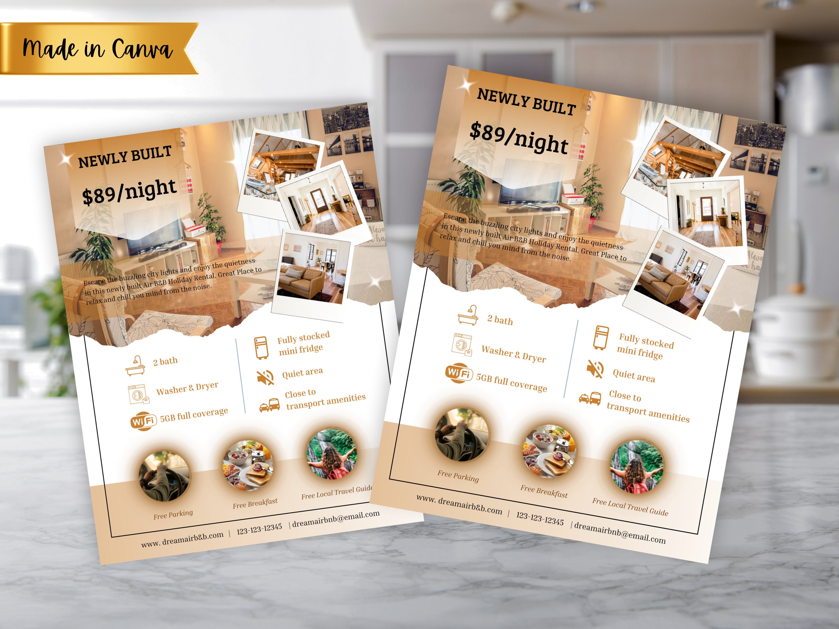 Air Bnb Flyer Editable Air Bnb Flyer Customizable Air Bnb Flyer CANVA ...