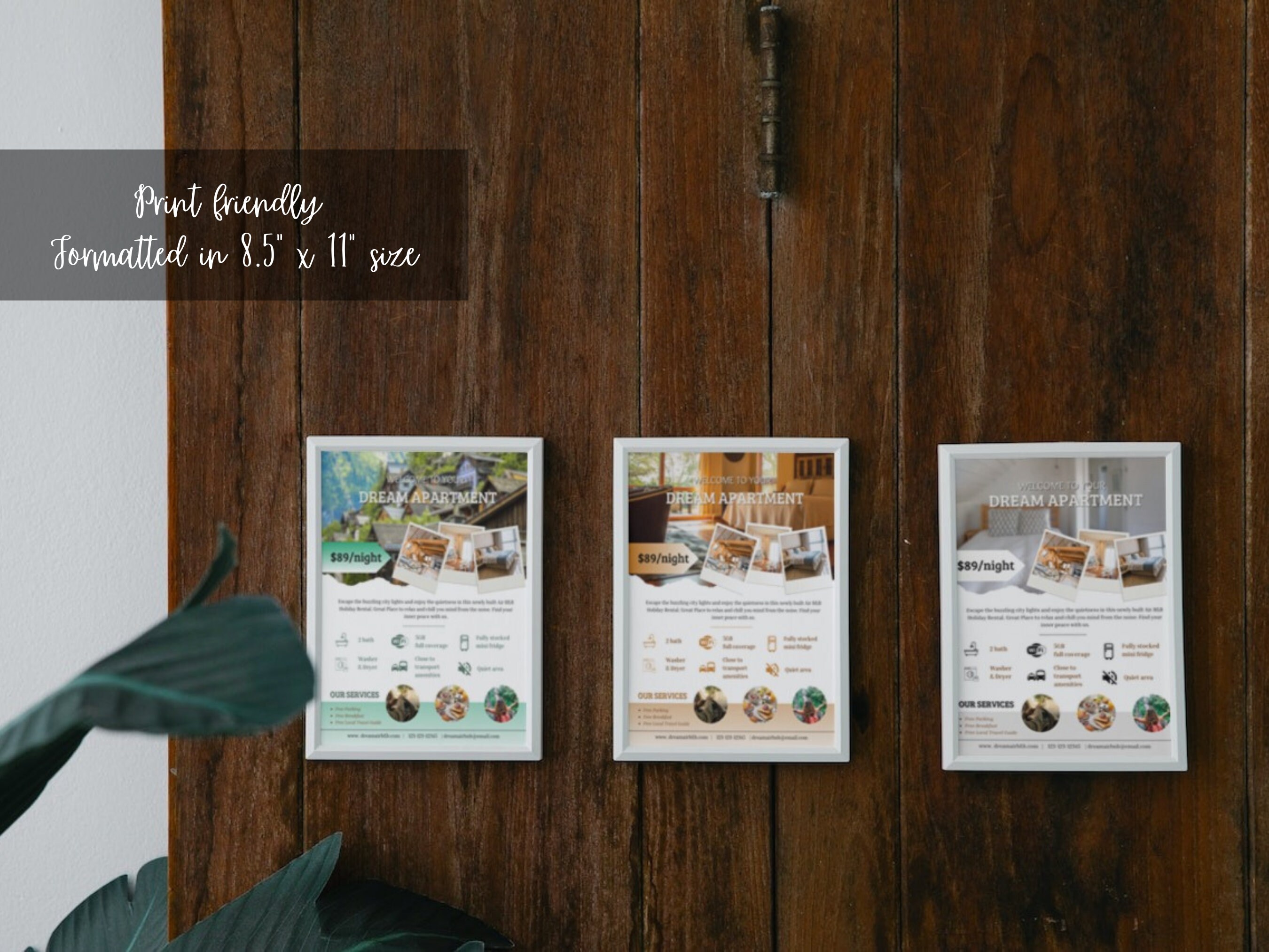 Air Bnb Flyer | Editable Air Bnb Flyer | Customizable Air Bnb Flyer ...