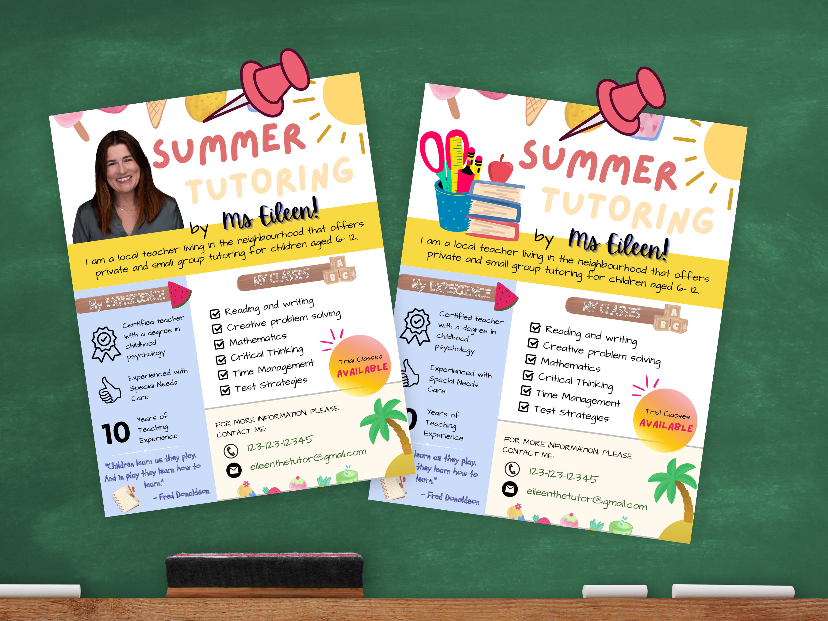 Tutoring Flyer | Editable Tutoring Flyer | Customizable Tutoring Flyer ...