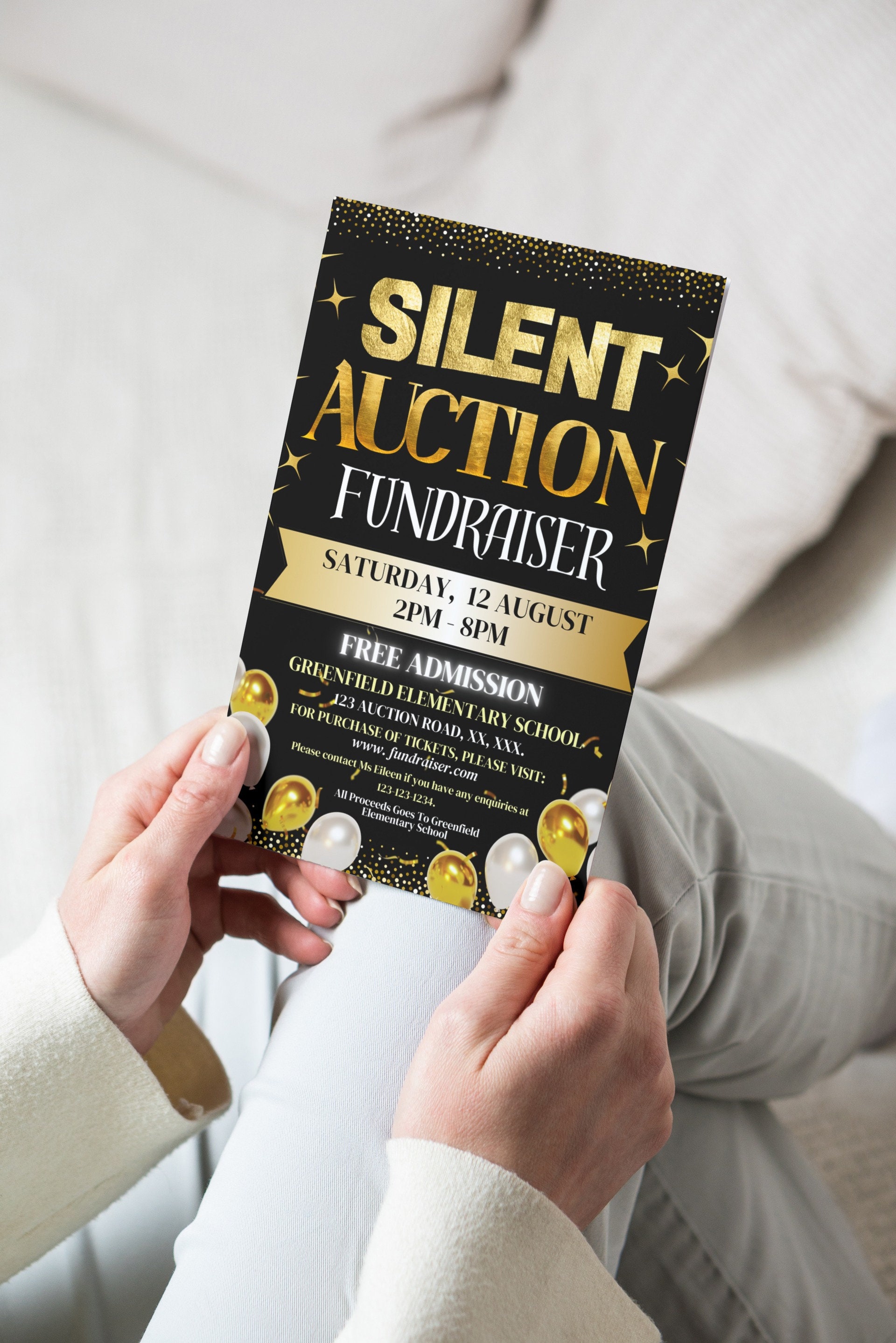 Silent Auction Fundraiser | School Fundraiser | Charity Night | Church ...