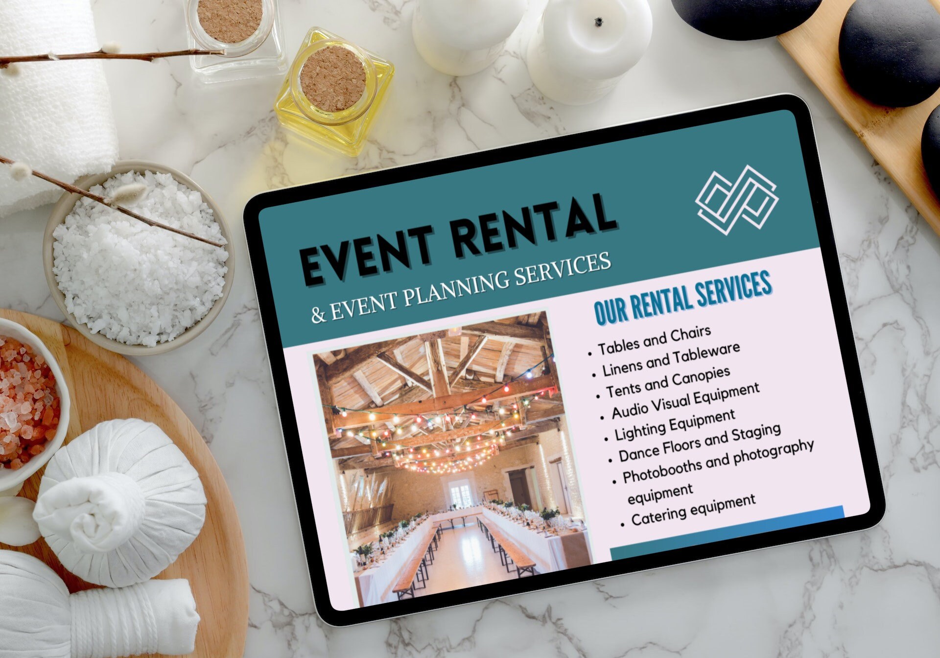 DIY Event Rental Services Flyer | Brand Awareness Event Planning Flyer ...