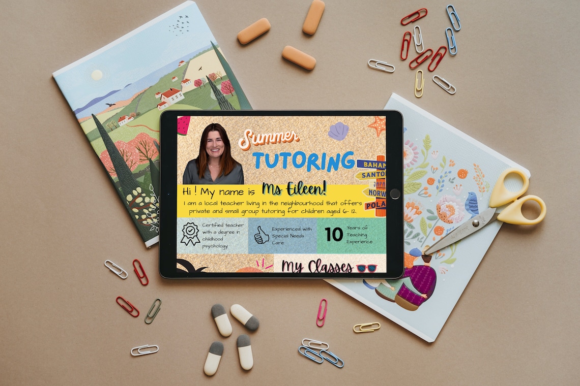 Tutoring Flyer Editable Tutoring Flyer Customizable Tutoring Flyer ...