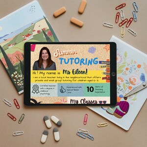 Tutoring Flyer | Editable Tutoring Flyer | Customizable Tutoring Flyer ...