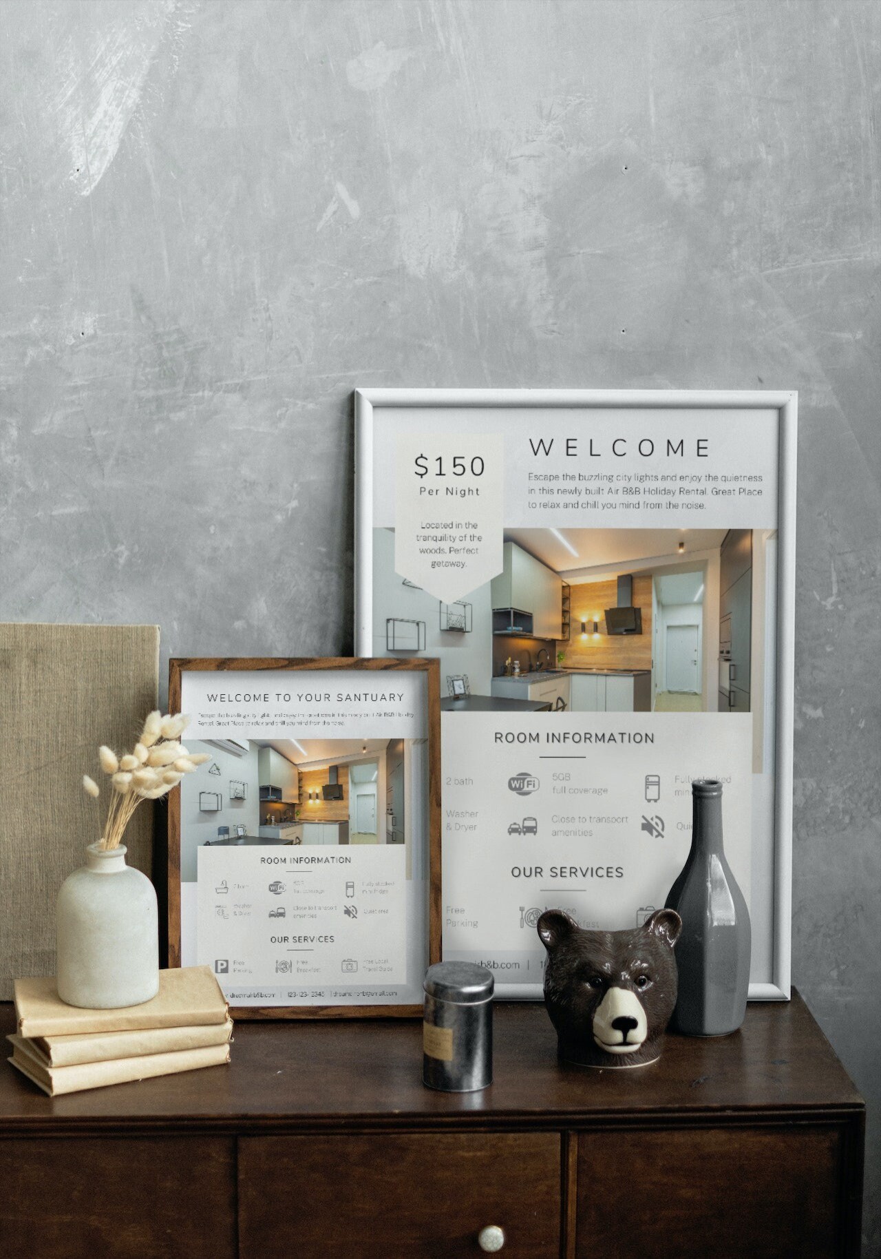 Air Bnb Flyer Editable Air Bnb Flyer Customizable Air Bnb Flyer CANVA ...