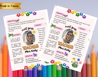 Meet the Teacher Flyer - Etsy