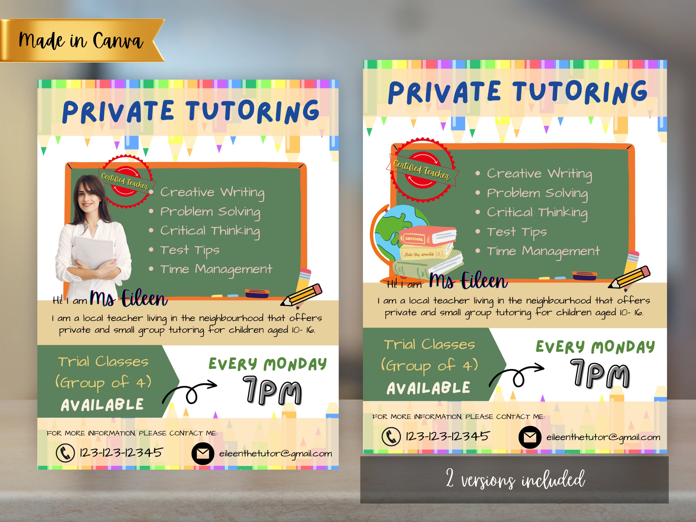 Private Tutoring Flyer