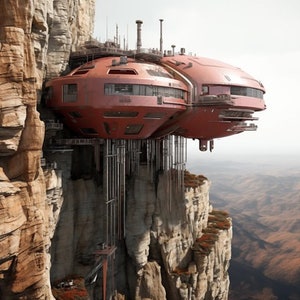 Alien Planet Colonies, 10 Images 4096x4096, Clipart, Instant Digital ...