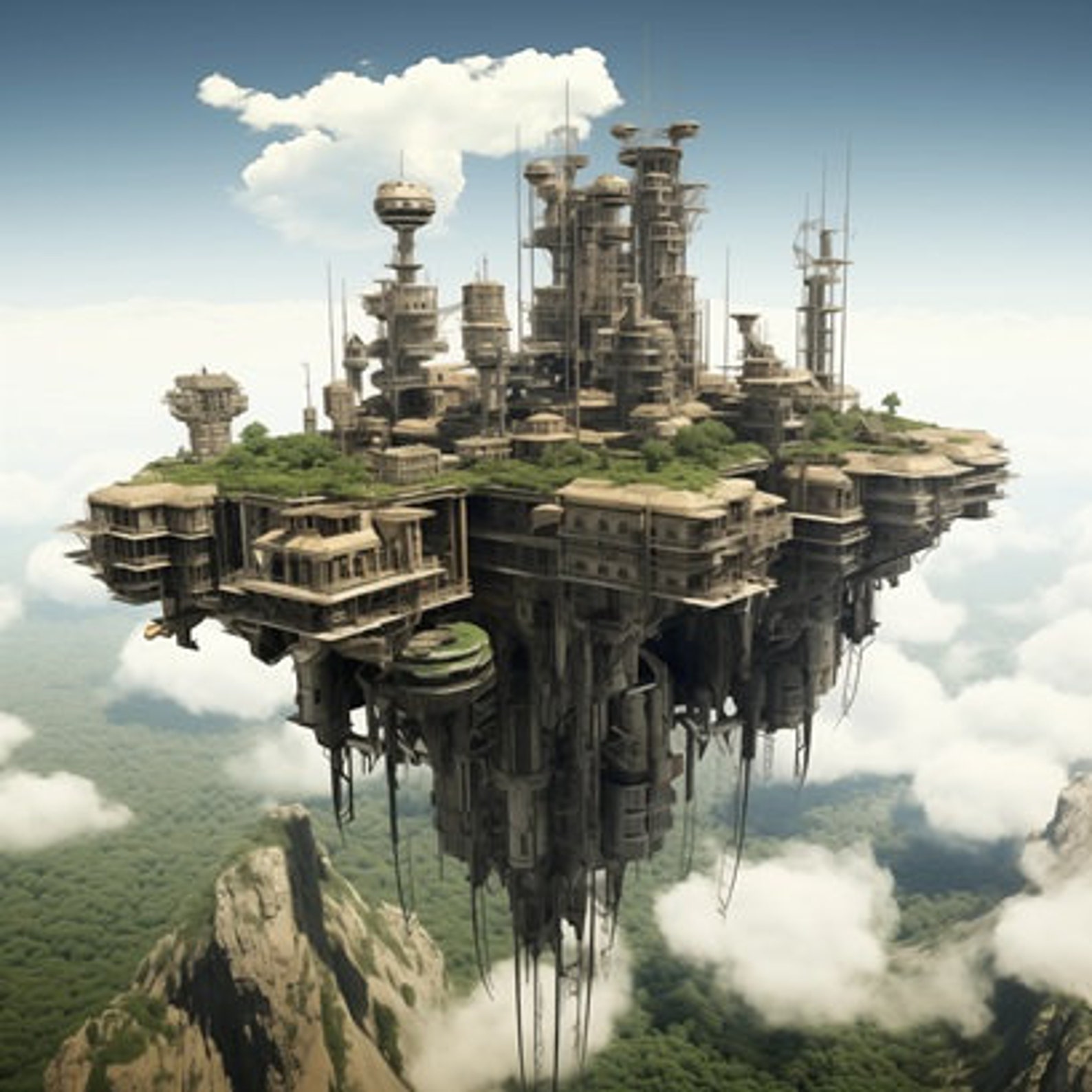 Alien Planet Colonies, 10 Images 4096x4096, Clipart, Instant Digital ...