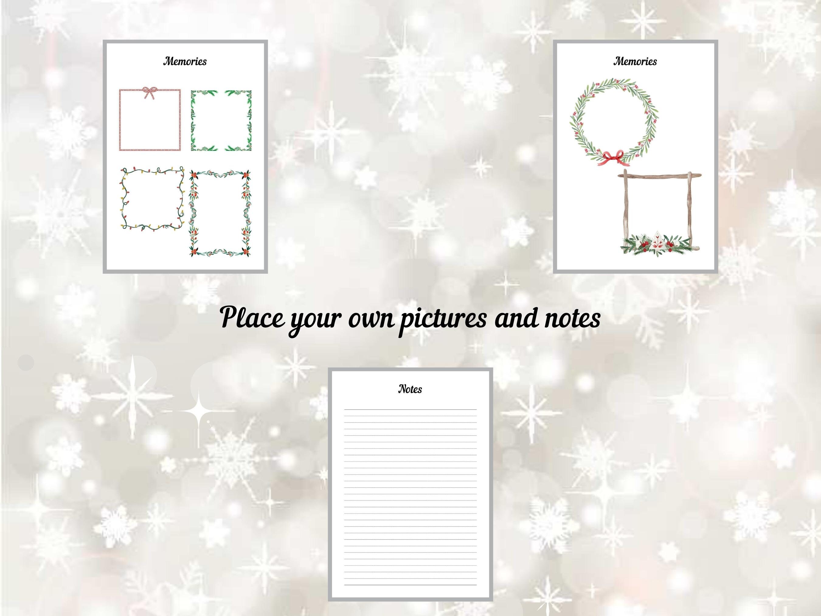 Digital Christmas Planner Printable Christmas Planner Holidays