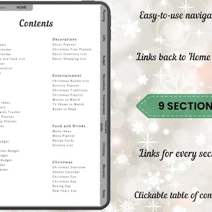 Digital Christmas Planner, Printable Christmas Planner, Holidays ...