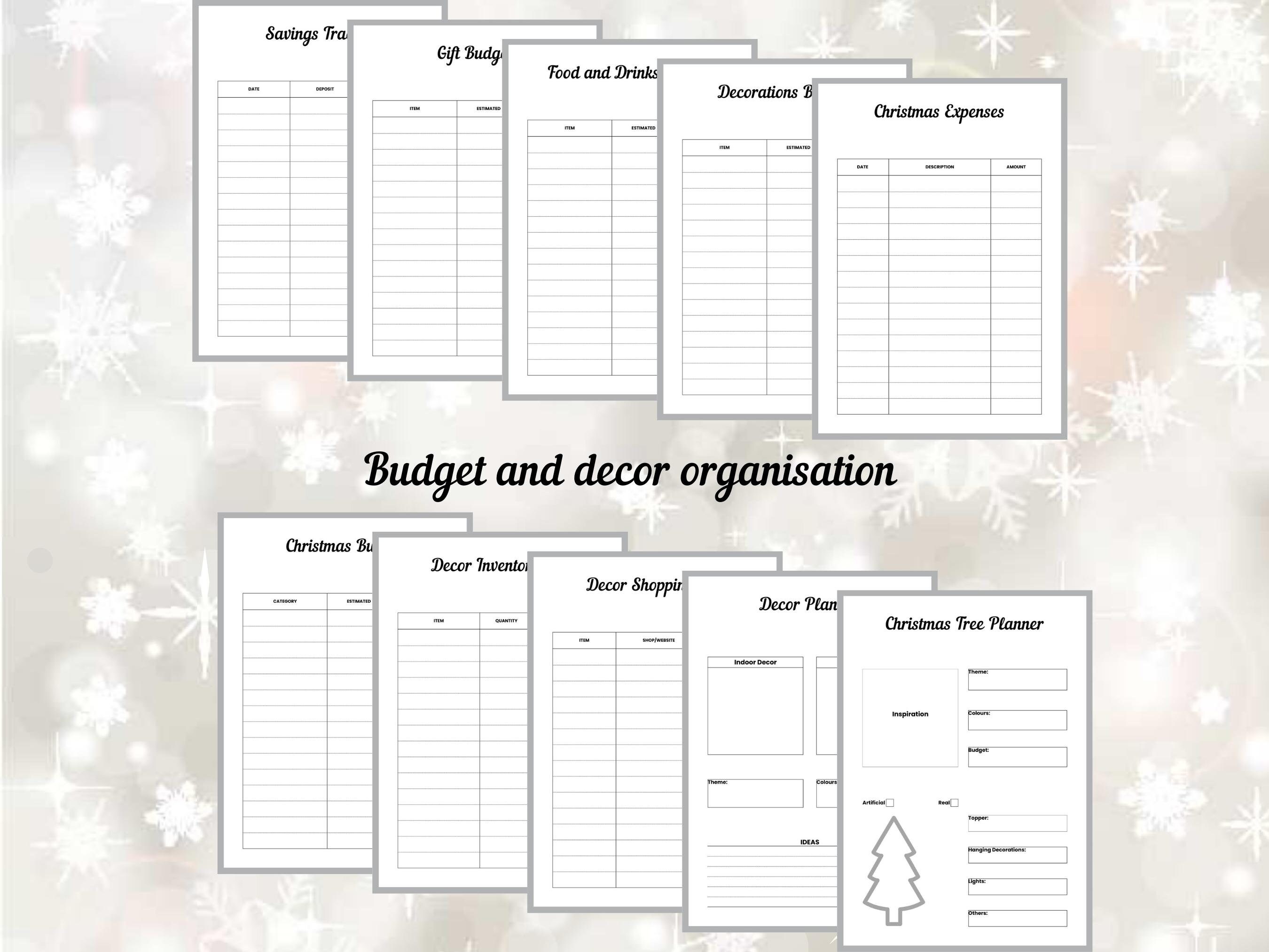 Digital Christmas Planner, Printable Christmas Planner, Holidays ...