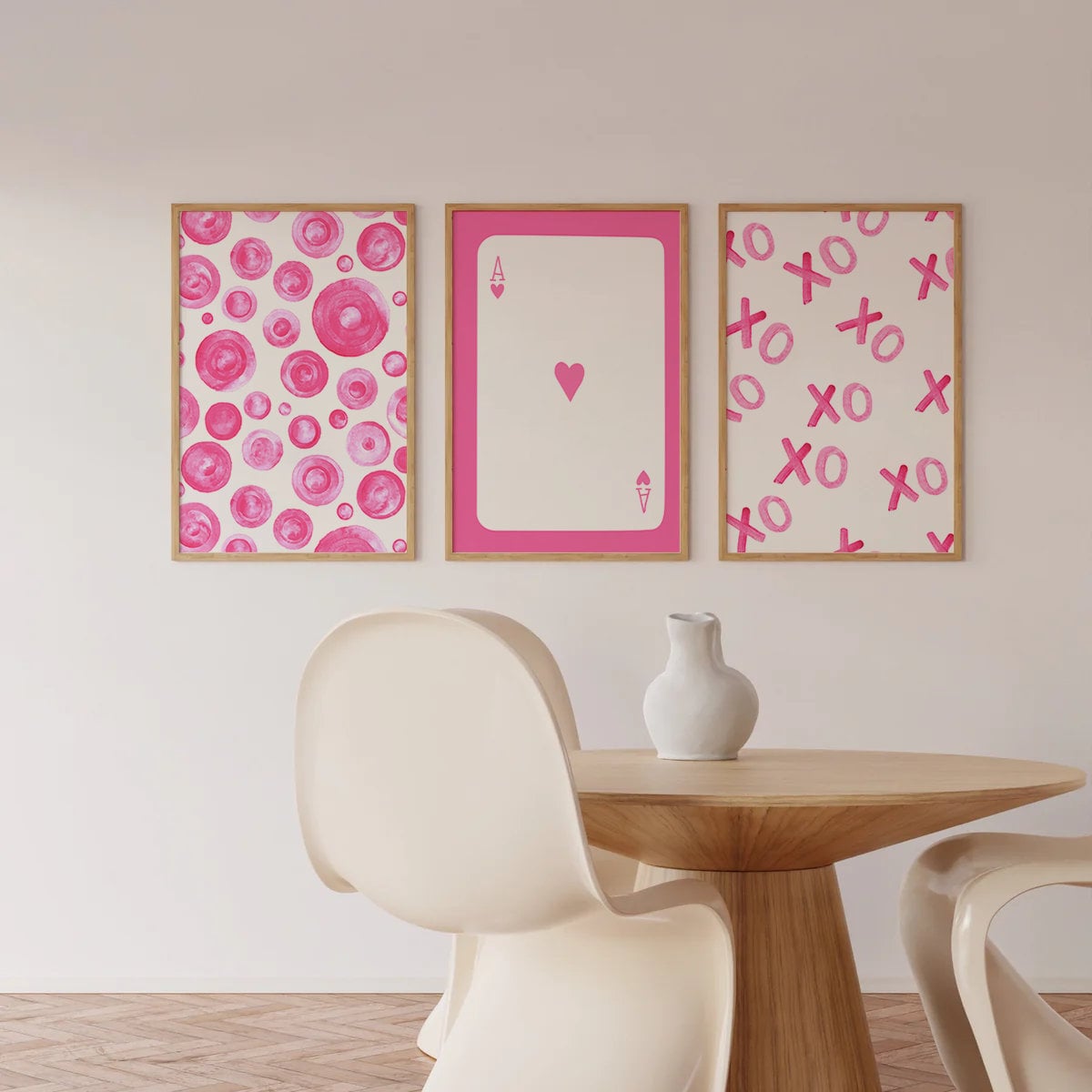 Pink Wall Art Set of 2, Posterable Poster, Posterable Wall Art, Pink ...