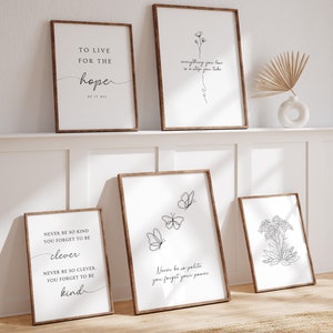 Elegant Taylor Inspired Poster Set - Etsy