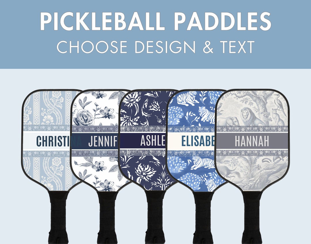 Personalized Pickleball Paddles set of 2 Balls Custom Gift Unique - Etsy