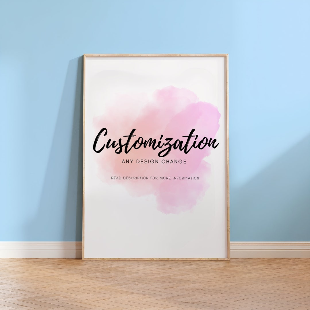 Personalization for Digital Poster, Personalized Poster, Personalized ...