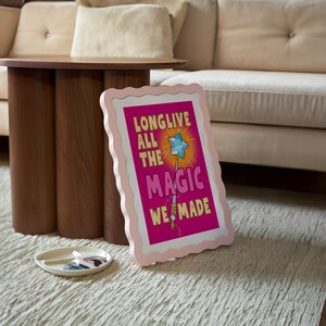 Long Live Print, Speak Now Poster, Magic We Made Poster Pink Wall Art ...