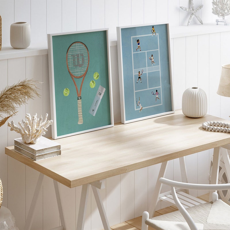 Tennis Wall Art - Etsy
