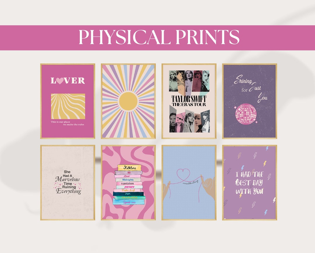 Taylor Wall Art Set, Swifti Posters for Room, Taylor Poster 24x36 ...