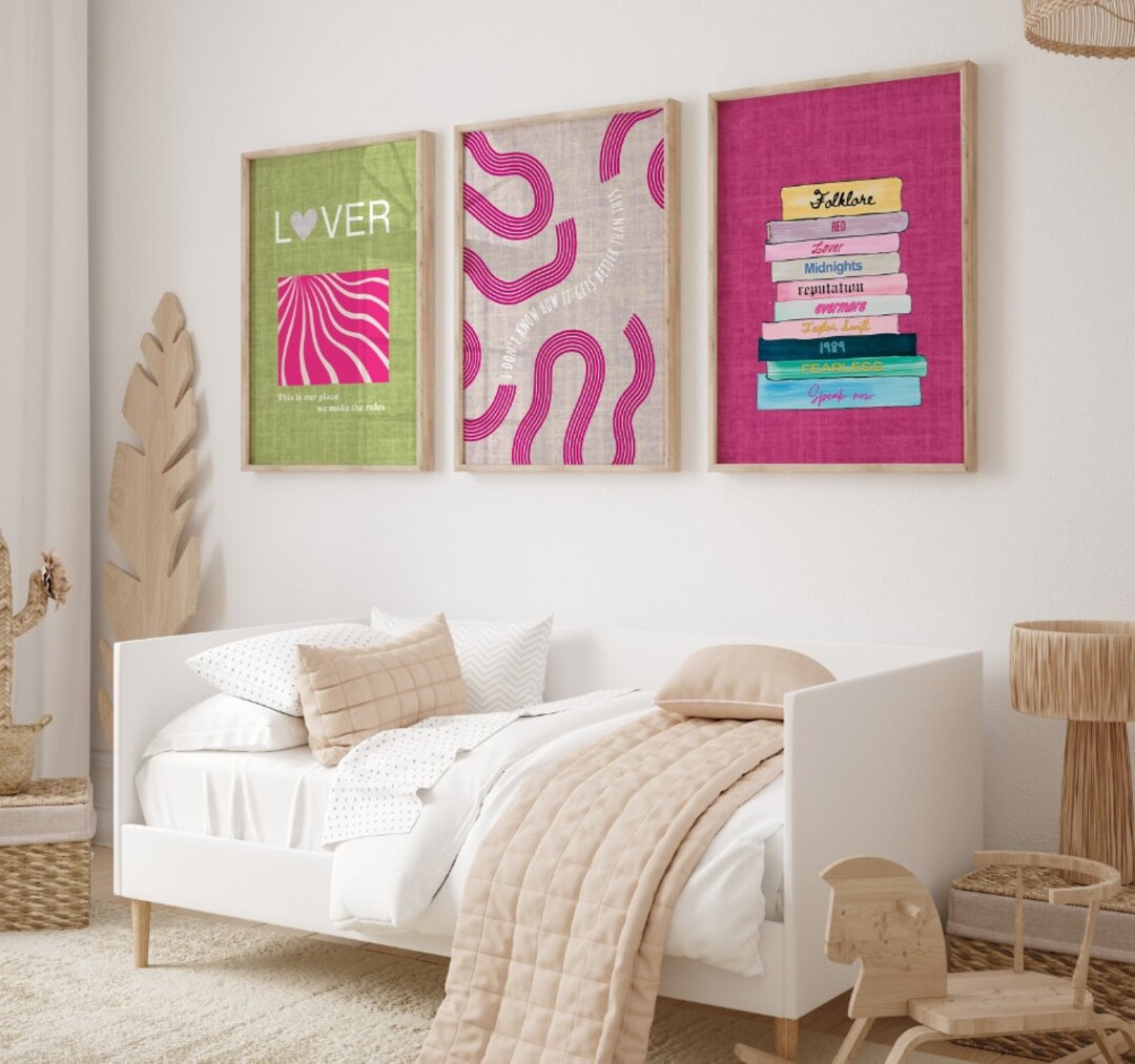 Swiftie Wall Art Set of 3, Lover Poster, Eras Poster, Swiftie Fan Gift ...