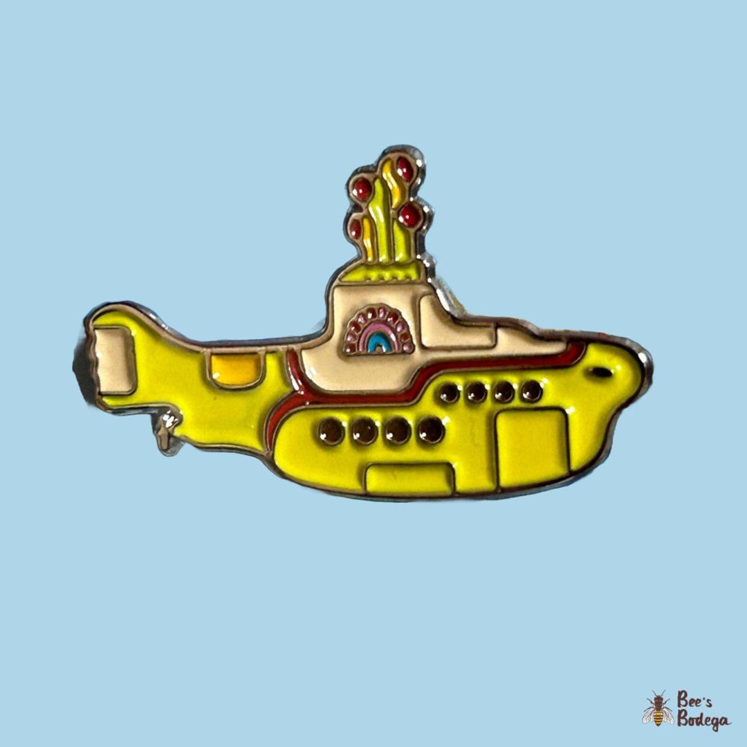 The Beatles: 'yellow Submarine' Enamel Pin Badge - Etsy