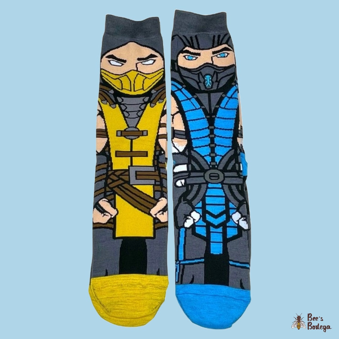 Mortal Kombat: 'scorpion & Sub Zero Socks' - Etsy