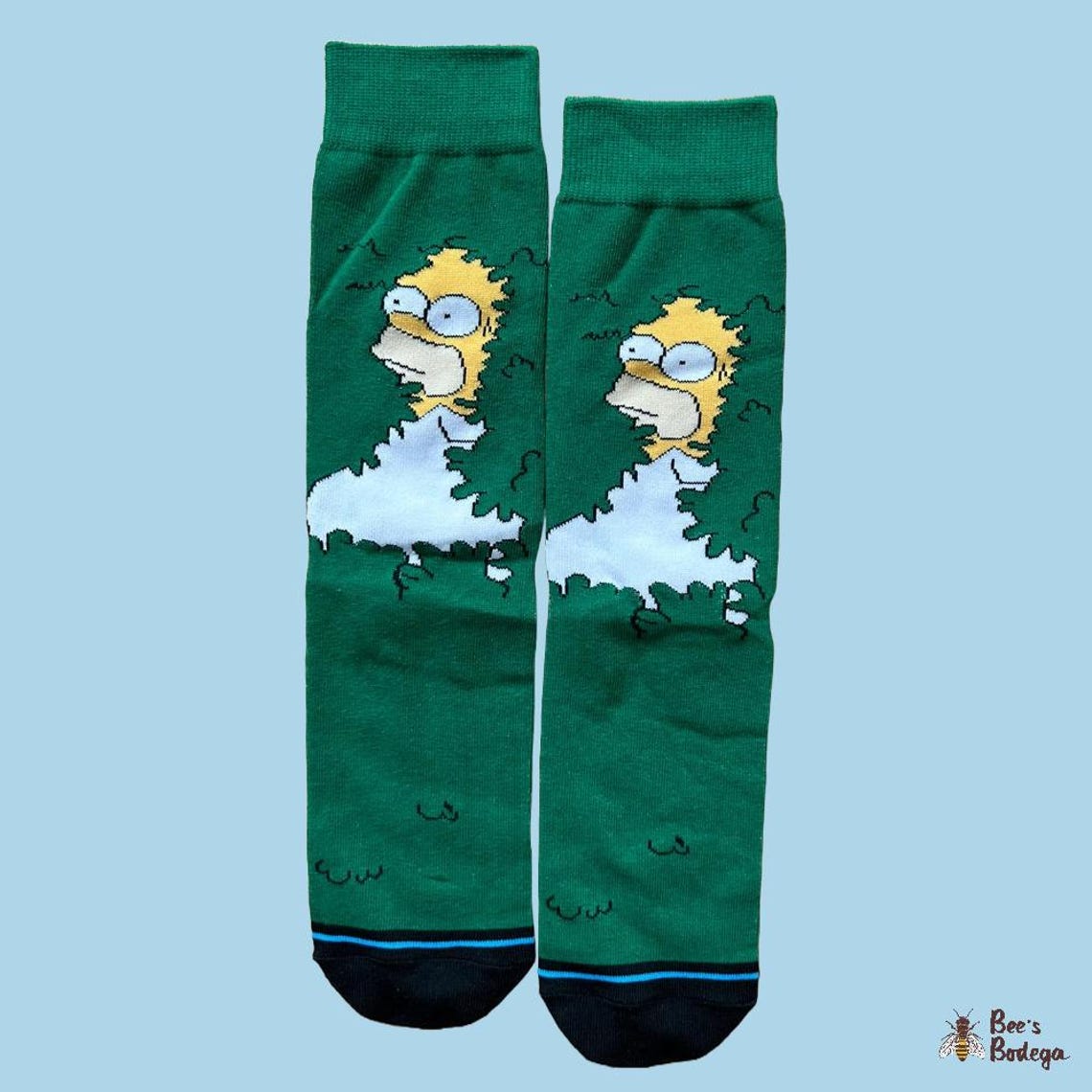 Disappearing Homer Meme Socks - Etsy