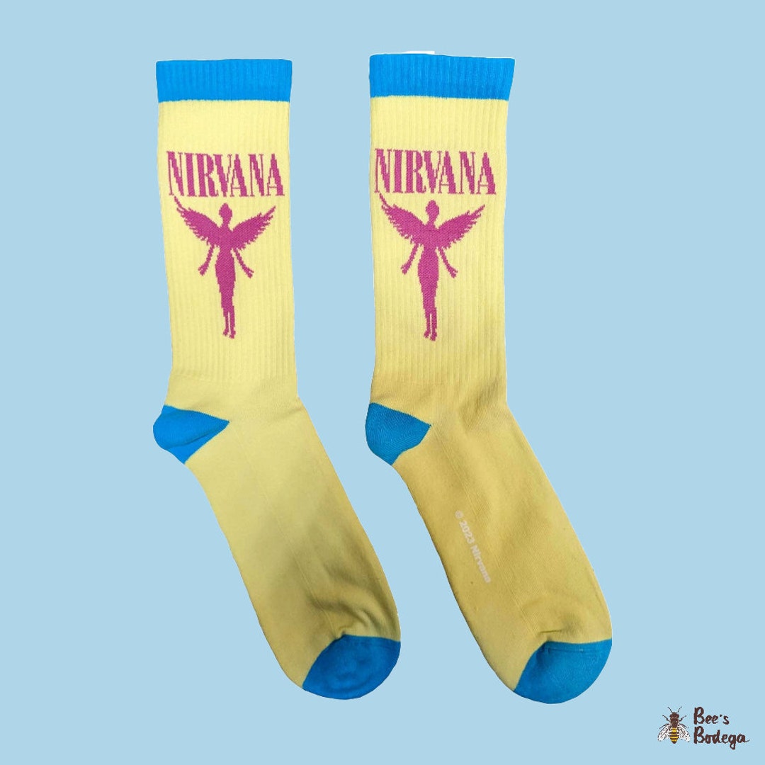Nirvana: 'angel Socks official Merchandise - Etsy UK