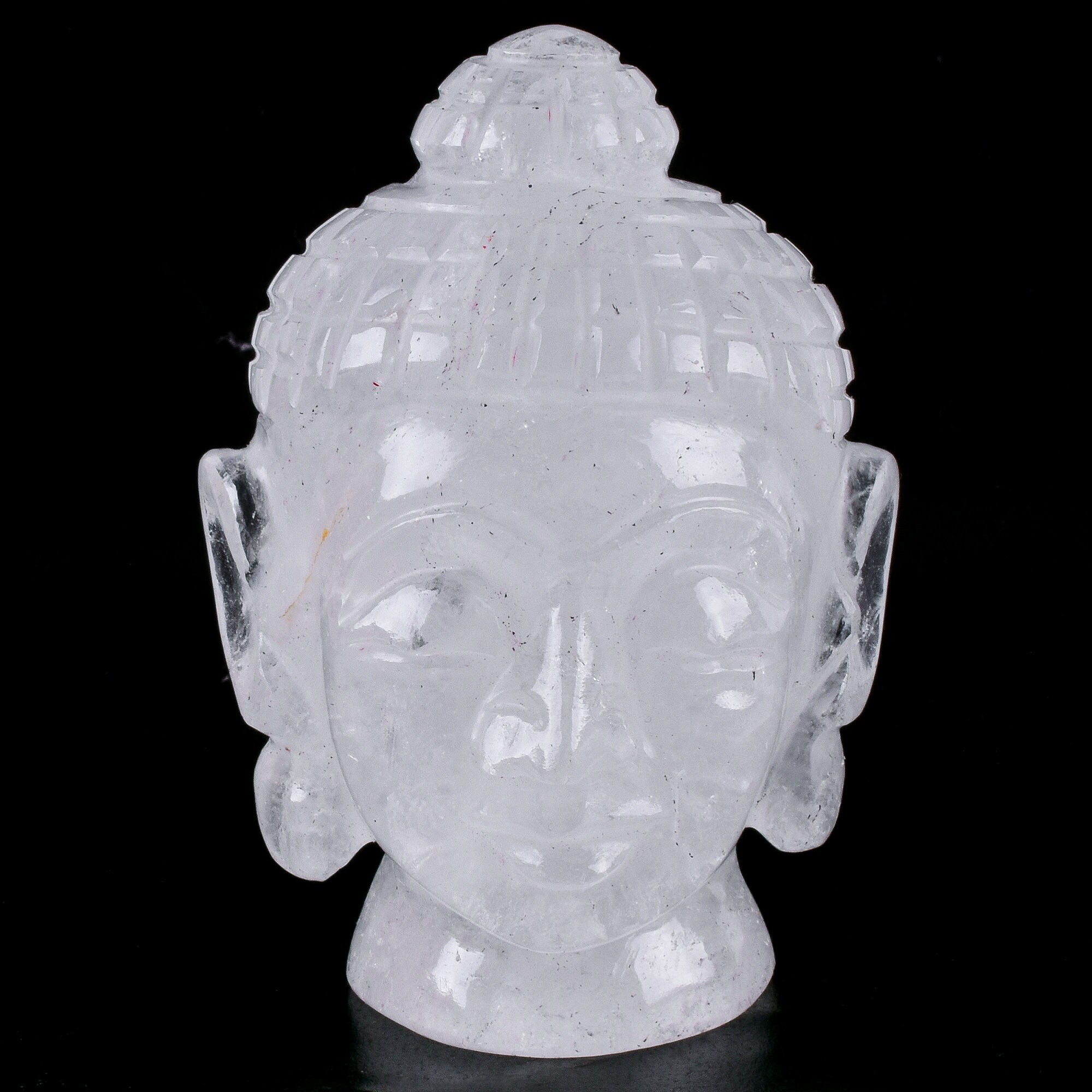 Crystal Buddha, Quartz Buddha Head Stone Carved Buddha, Gemstone ...
