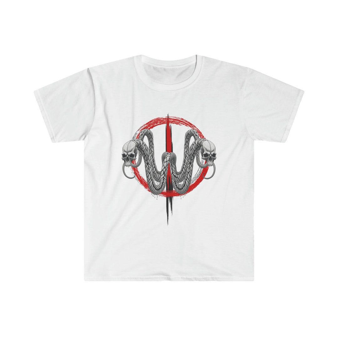 Snake Skull T-shirt - Etsy