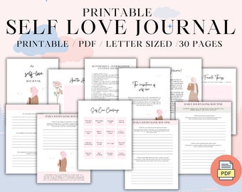 Digital Download, Fillable and Printable Self Care, Positive ...