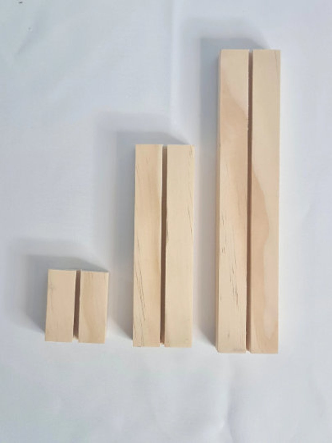 Wooden Sign Holder | Wooden Base | Base for Acrylic Sign | Table Number ...