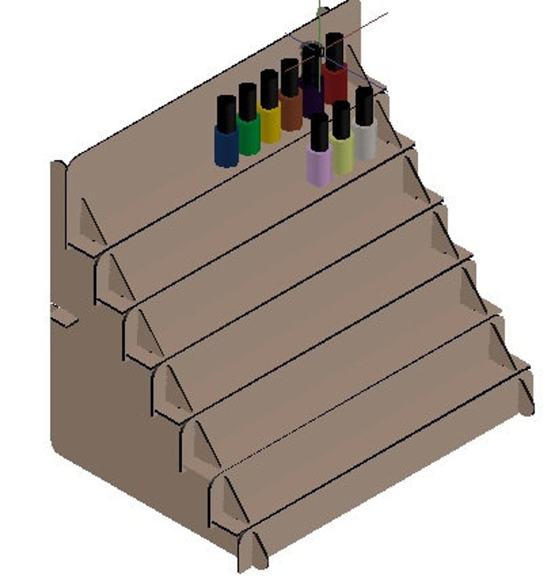 Nail Polish Display NP1001 Essential Oil Display Stall Display Art ...