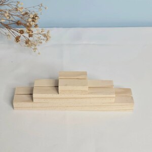 Wooden Sign Holder | Wooden Base | Base for Acrylic Sign | Table Number ...